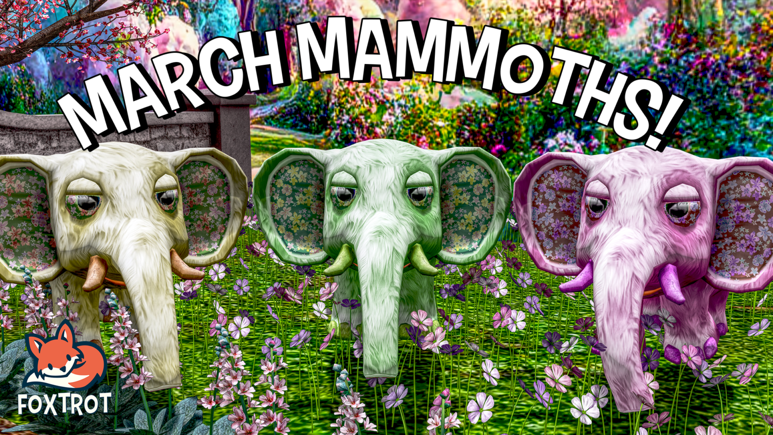 🌸🐘 MINI MARCH MAMMOTHS 🐘🌸 – Foxtrot Breedables